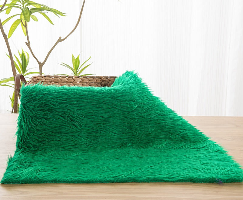 [3CM Flow Fur] Green Series Long Pile Faux Fur – Furlab Supply