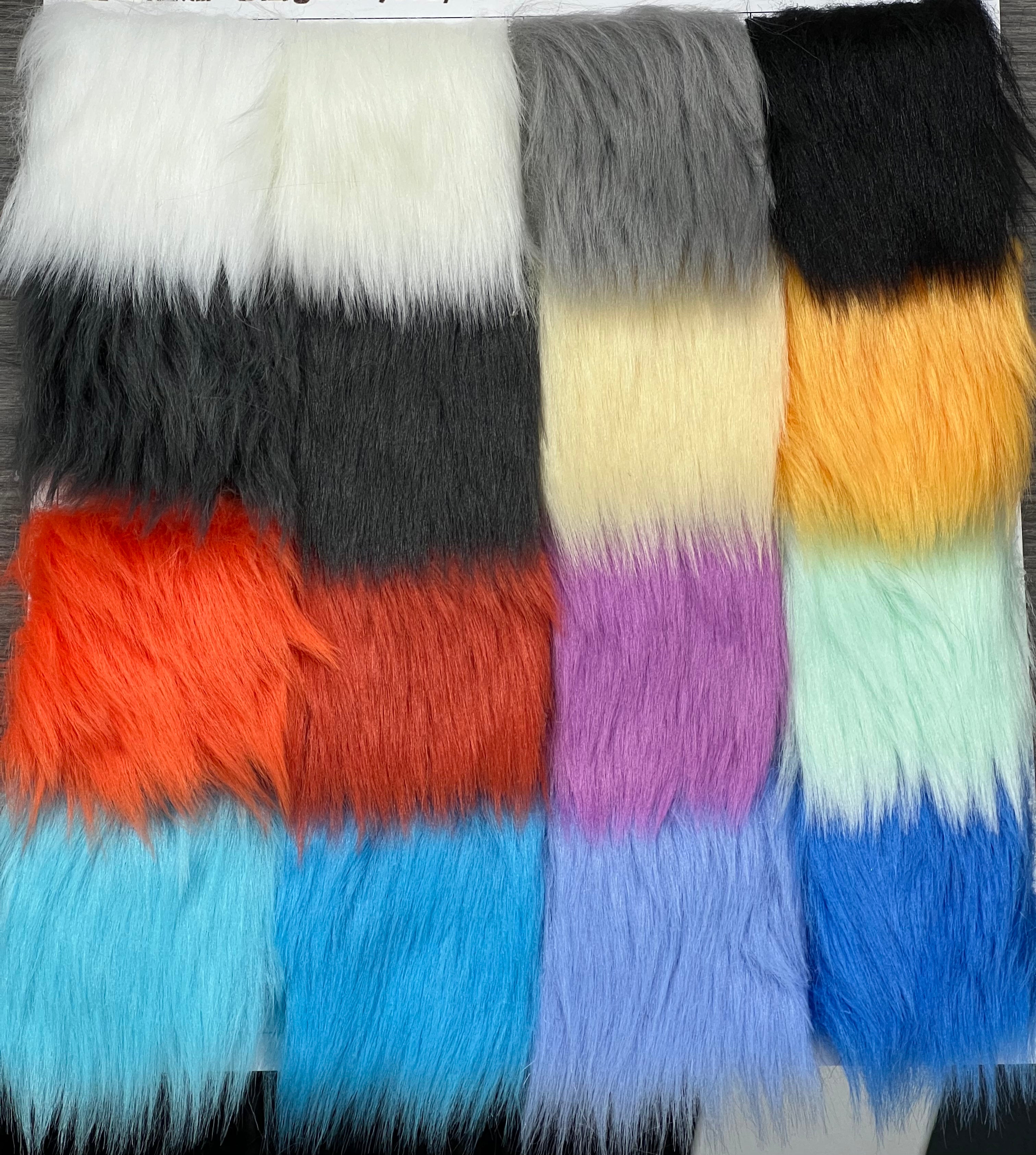 [Color Swatches] -[Koi Fur] 3cm Smooth Luxury Faux Fur – Furlab Supply