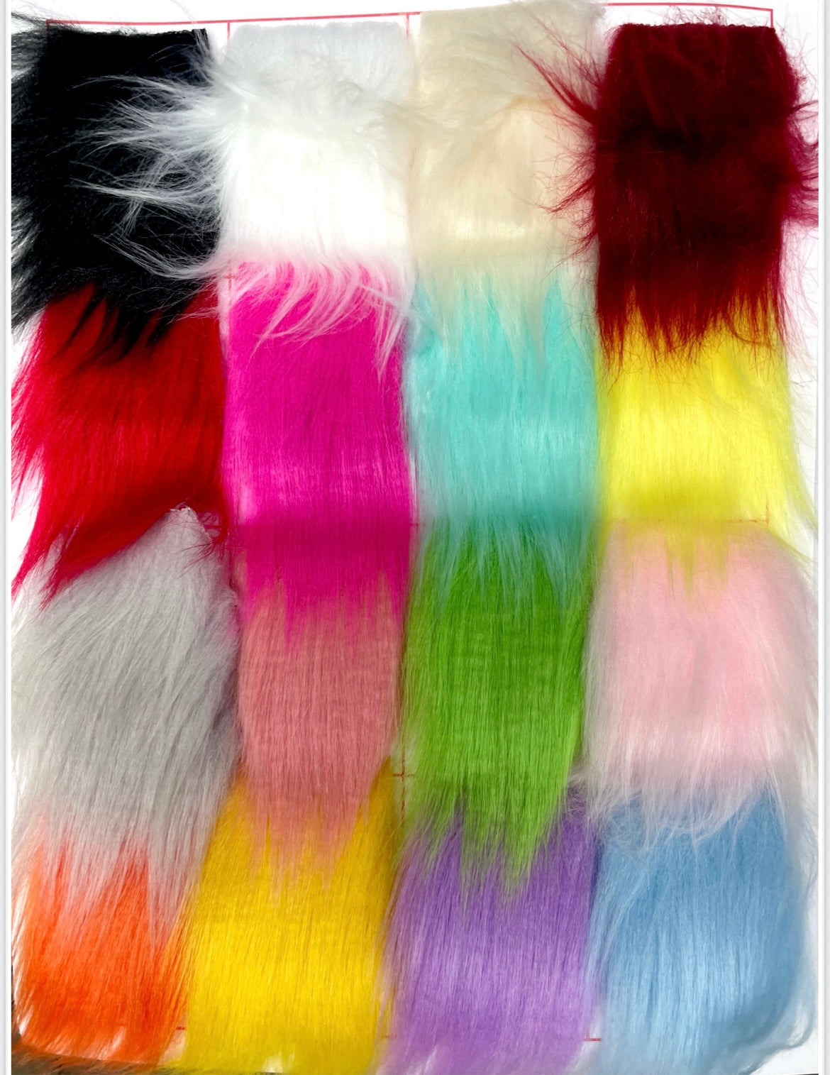 [Color Swatches] - [FOXY FUR] Fox Faux Fur – Furlab Supply