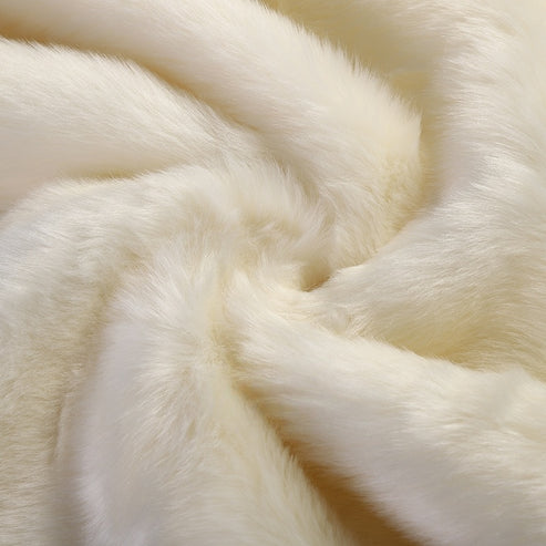 [SILKY FUR] Black Grey White Rabbit Fox Faux Fur – Furlab Supply